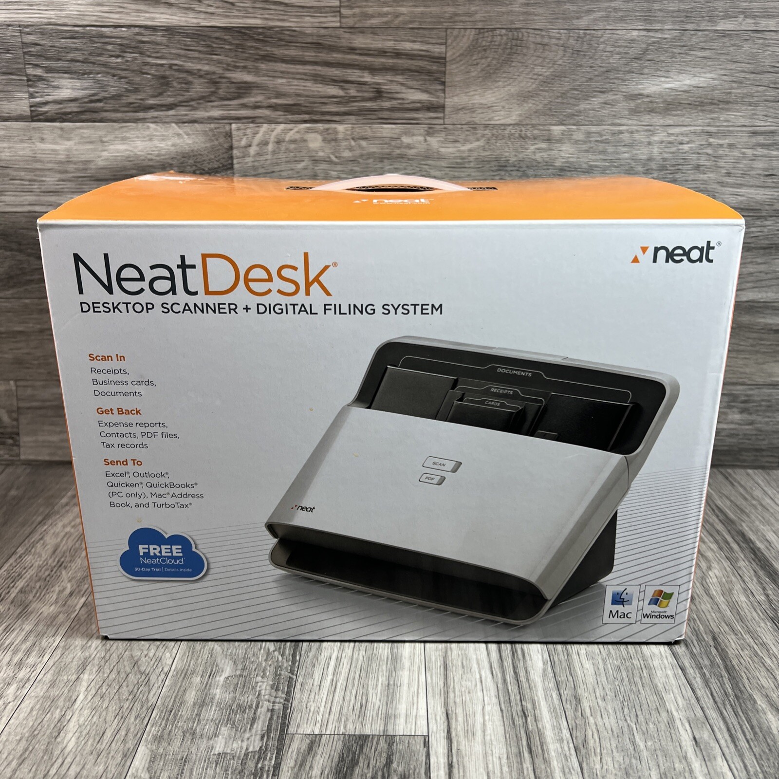 NEW NeatDesk Desktop Scanner & Digital Filing System ND-1000 - Black | eBay