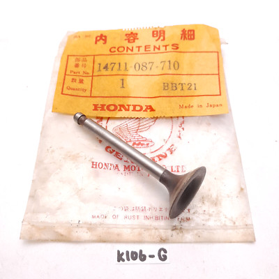 Honda C70 CT70 ST70 CL70 SL70 ATC70 VALVE EXHAUST NOS P/N 14711-087-710 ...
