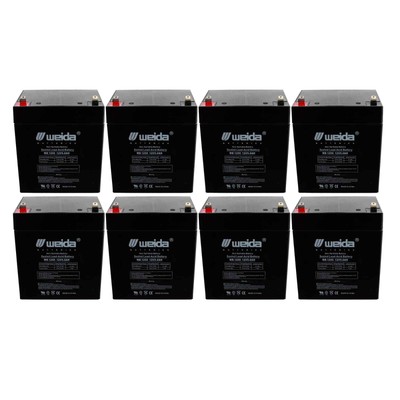 NEW 8pc 12V 5Ah SLA Battery WB1250F2 For UB1250, D5777, PS1250 | eBay