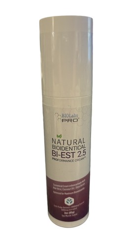 Biolabs Pro Natural Bioidentical BI-EST 2.5 Performance Cream | eBay