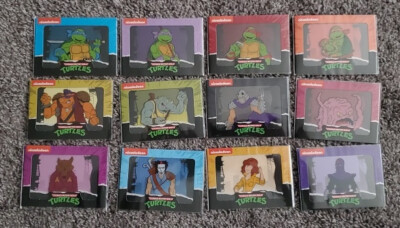 2024 Cybercel Teenage Mutant Ninja Turtles Complete Common Set of 12 Un ...