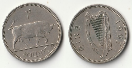 1963 Ireland 1 shilling coin | eBay