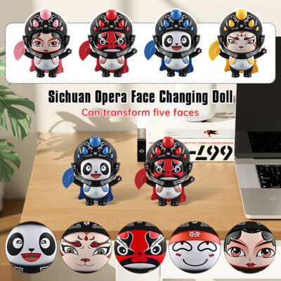 Chinese Face Changing Dolls Sichuan Opera Panda's Face Changes Toy ...