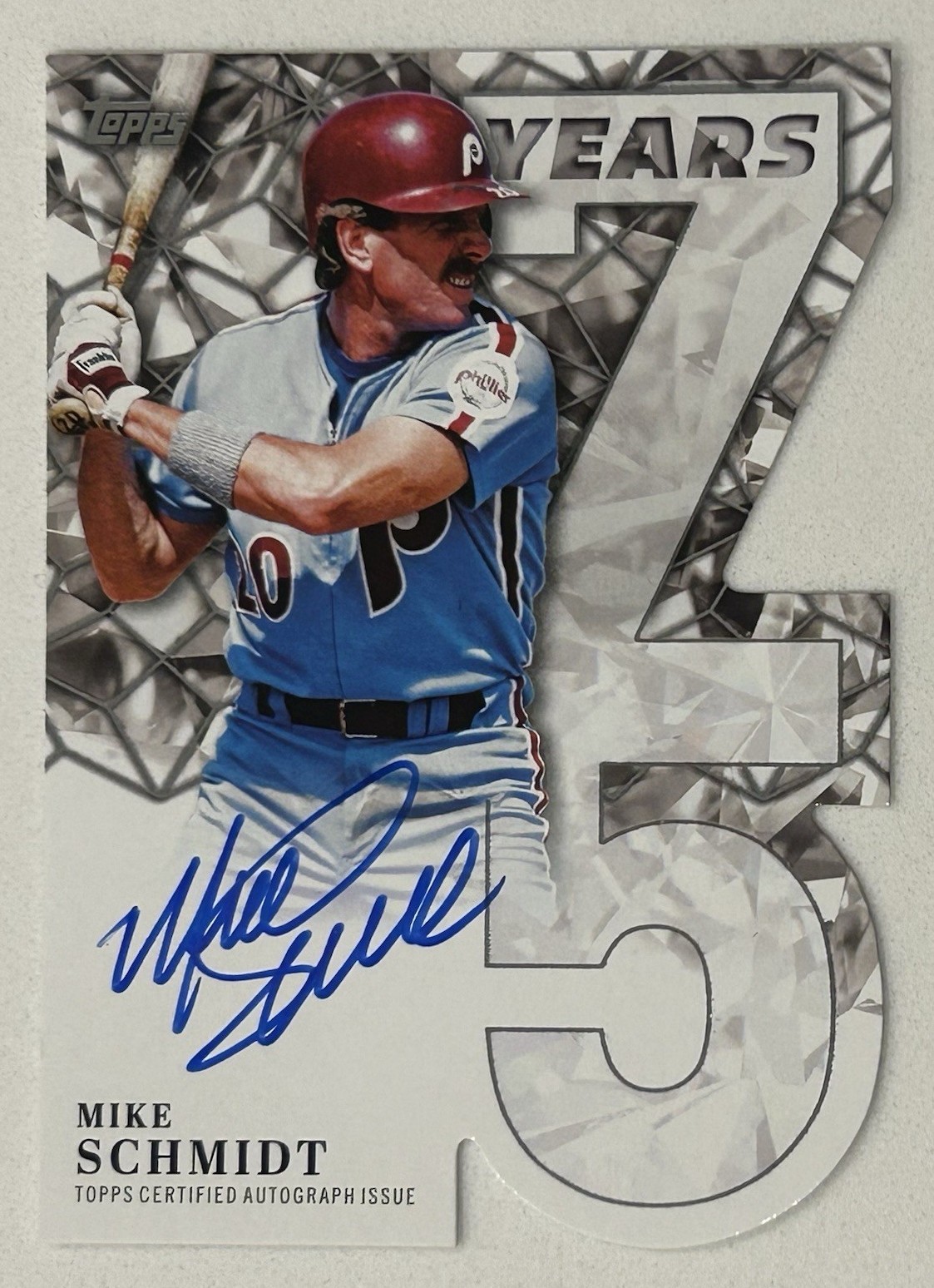 2026 Topps Series 1 - 75 Years of Topps Die-Cut Autographs Mike Schmidt ...