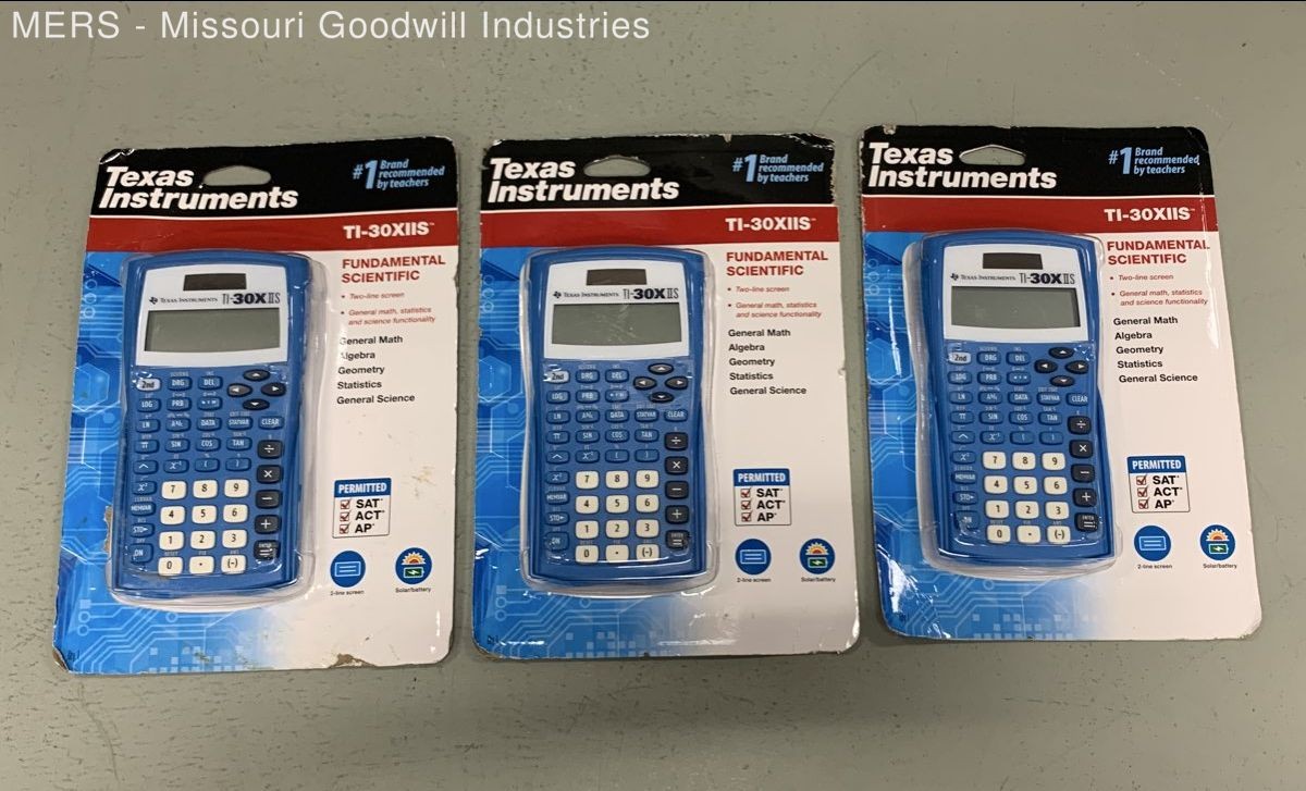 Lot of 3 Texas Instruments TI-30XIIS Scientific Calculators | eBay