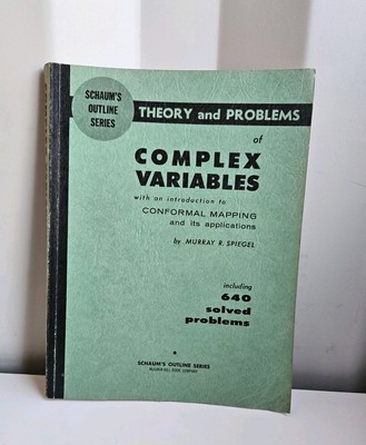 Theory and Problems of Complex Variables (Sch... by Spiegel, Murray R ...