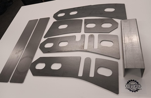 Nissan Navara D40 Chassis Repair Plate Kit Panel Rail Welding 5mm inc ...