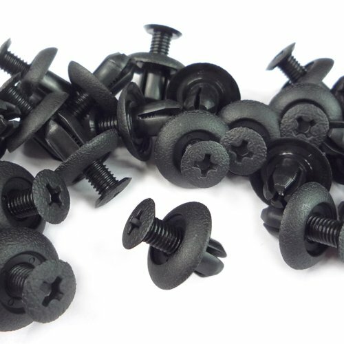 20 Front & Rear Bumper Clip Nylon Push-Type Retainer MB253964 For ...