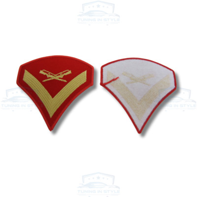 US Marine Corps USMC Genuine Chevron Embroidered LCPL Lance Corporal | eBay