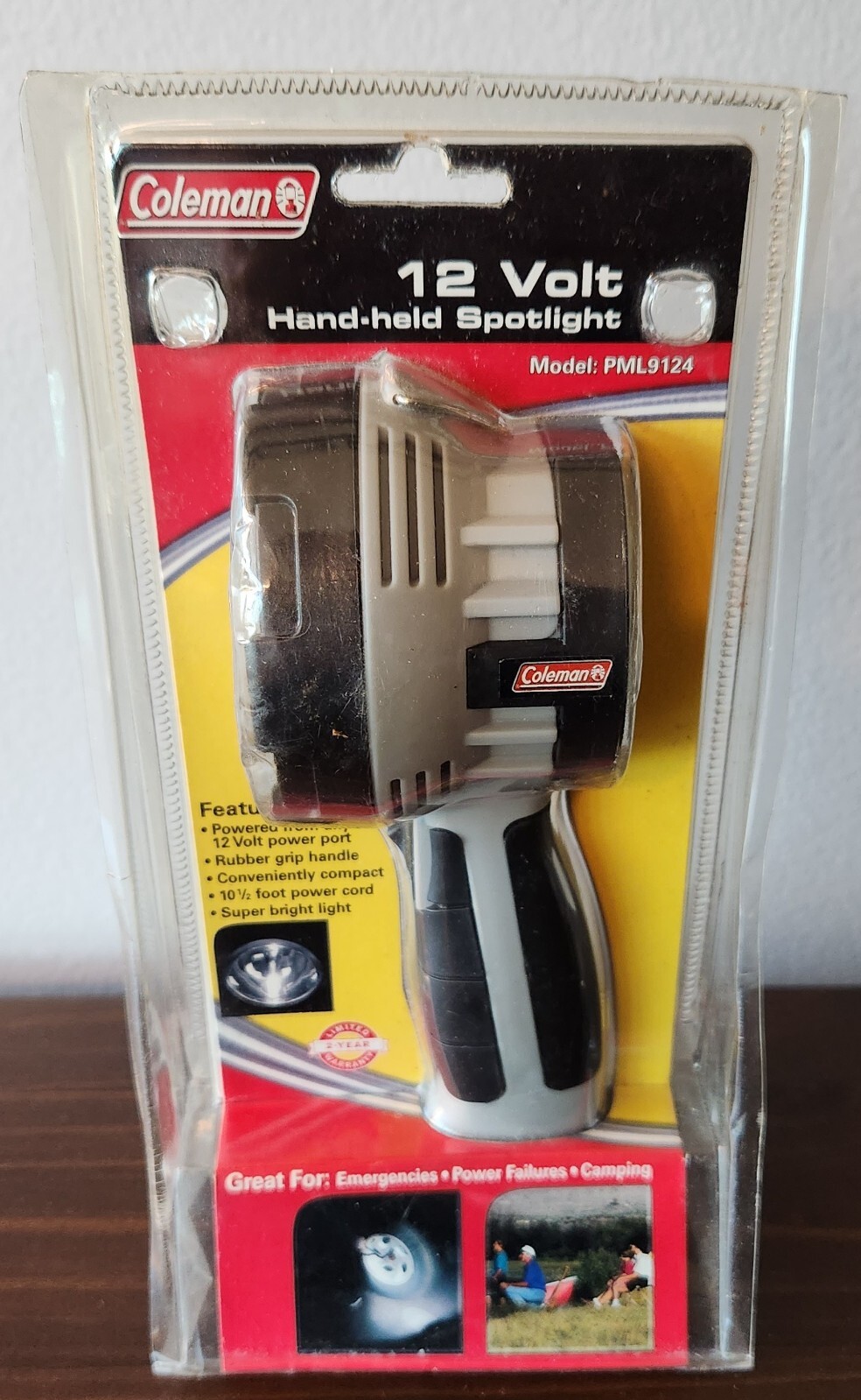 Coleman 12 Volt Handheld Spotlight Compact Model PML9124CN for sale ...