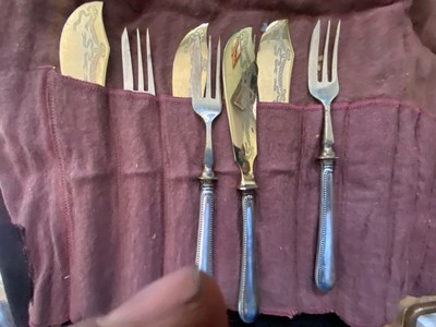 EUROPEAN 800 FINE SILVER FISH SET FOR 12 | eBay