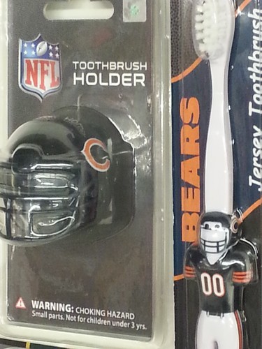 NFL Chicago Bears Tooth Brush & Helmet Holder, NEW | eBay