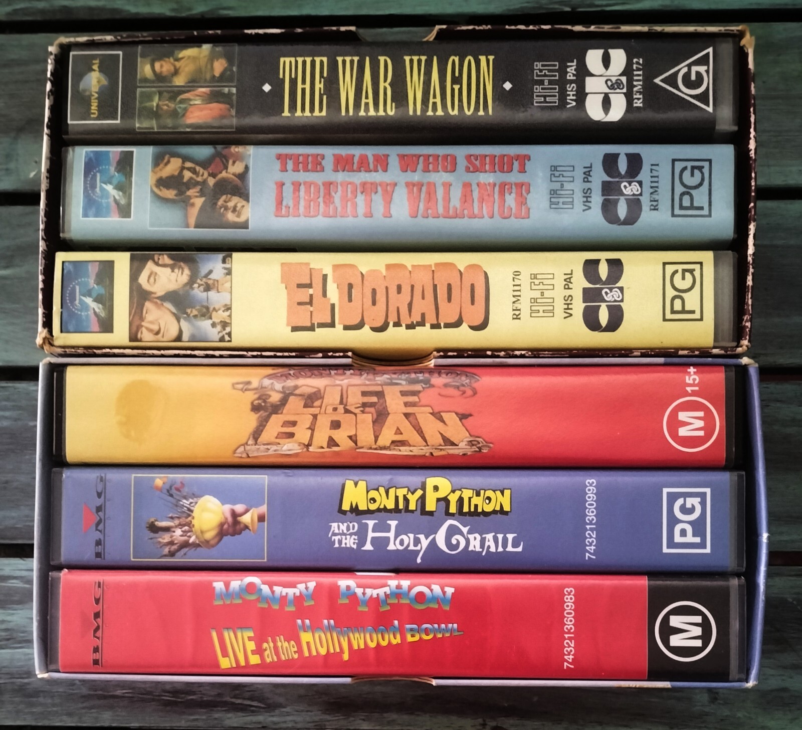 Bulk Lot Of 6 vintage VHS. 2 Box Sets of 3 VHS Tapes | eBay