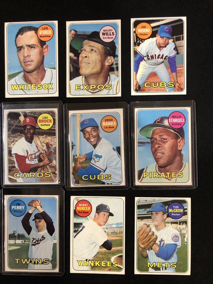 1969 TOPPS BASEBALL COMPLETE SET NM NEAR MINT BEAUTIFUL 🔥 Mantle ...