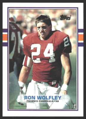 Ron Wolfley #280 1989 Topps Phoenix Cardinals | eBay