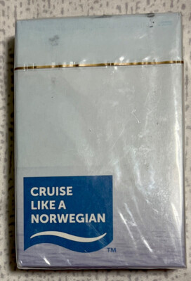Norwegian Cruise Line Playing Cards "Cruise Like A Norwegian" 2012 NCL ...