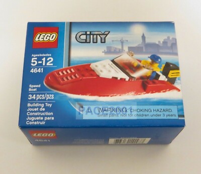 LEGO CITY 4641 Speed Boat Retired Set 2011 (Mini Set) 673419142977| eBay