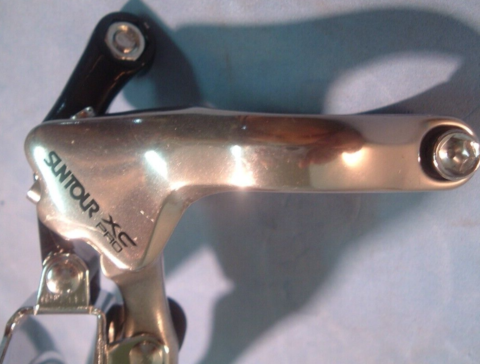 SunTour XC-Pro MD 34.9MM MTB Front Derailleur-NEW Vintage- BP/BS- 3x6/7 ...