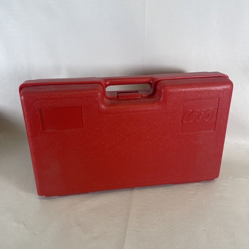 Vintage LEGO Storage Case 80's Carrying Case Box Bin 10x17x5 Large Red ...