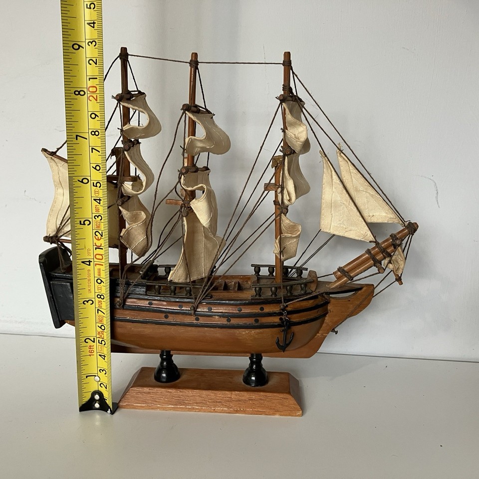 Vintage Replica Wooden Model HMS Victory Clipper Ship Sailing Boat ...