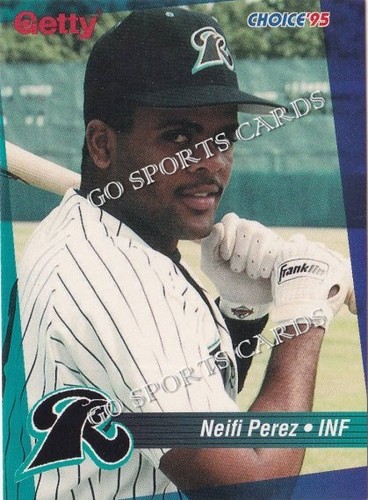 1995 New Haven Ravens Neifi Perez RC Rookie Rockies DR | eBay