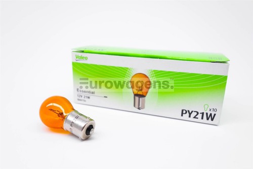 Valeo PY21W Bulb 581 12V BAU15S Bayonet Orange x1 For Repeater ...