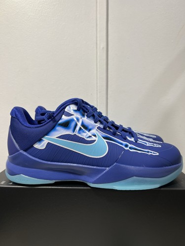Nike Kobe V GS X-Ray Deep Royal Baltic Blue HM9522 400 Boy Size 4.5y No ...