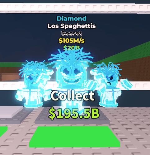 Los Spaghettis - 105M/s - Diamond - Steal A Brainrot - Secrets | eBay
