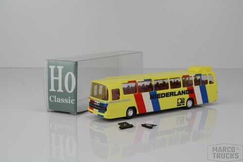 H0 Classic Mercedes O302-13 Rüh Bus "Niederlande - WM '74" /HC19 | eBay.de
