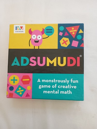 ADSUMUDI Mental Arithmetic Math Card Game Excellent cond - Numbers ...