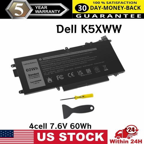 K5XWW X49C1 Battery for Dell Latitude 5285 5289 7389 7390 2-in-1 71TG4 ...
