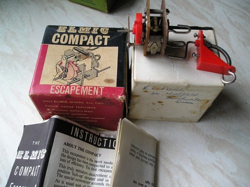 ELMIC COMPACT ESCAPEMENT MODEL PLANE/ VINTAGE/ PARTS. | eBay