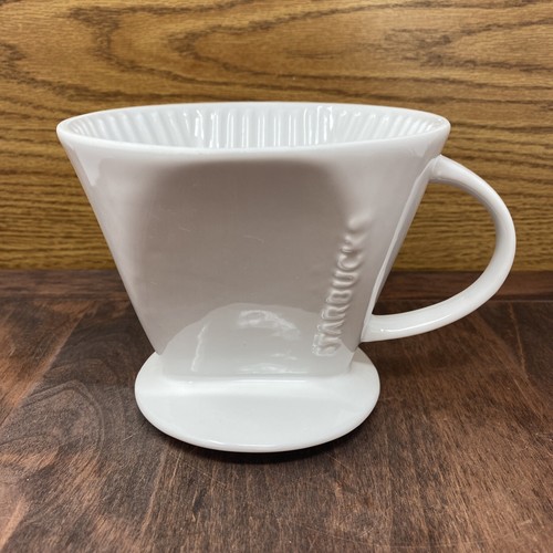 Starbucks Ceramic Coffee Filter #4 Pour Over Brewer Drip Coffeemaker ...