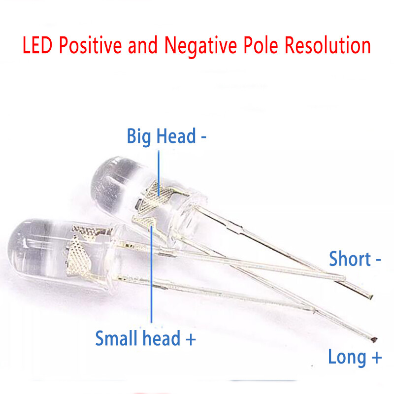 Bright LED Light Emitting Diode 3mm 5mm Component Kit For PCB Circuit ...