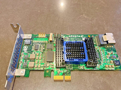 Adaptec 6405e SCSI 128Mb PCIe RAID Controller with cables | eBay UK