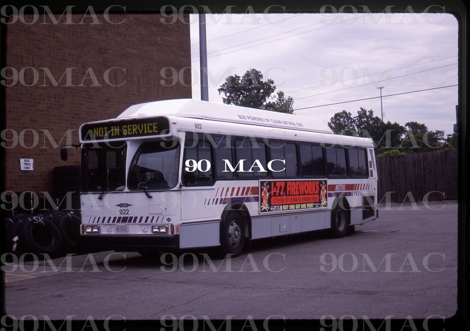 AKRON METRO. ORION BUS #922. Akron (OH). Original Slide 2000. | eBay