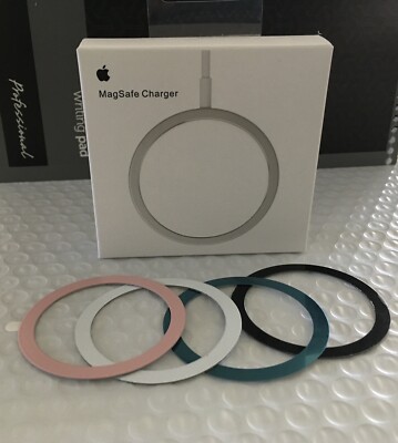 Metal Ring Stickers For Magsafe Charger With Apple Magsafe Magnet ...