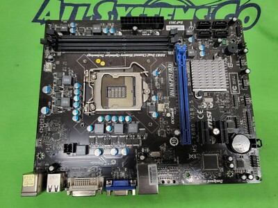 MSI H61M-P25, LGA 1155/Socket H2, Intel (MS-7680 VER 5.1) Motherboard ...