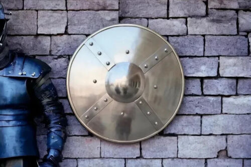 Hand Made Shield Buckler 16 GAUGE for Medieval Combat and Hema, Knight ...