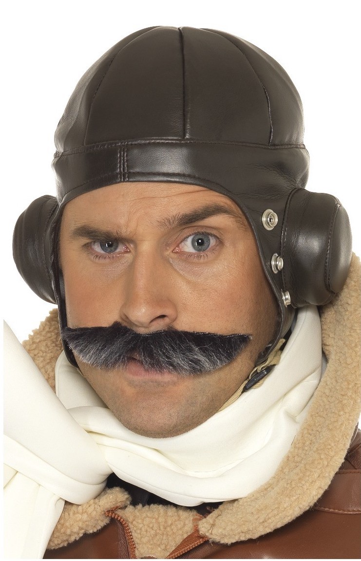 Flying Hat Biggles Style Aviator Pilot 1940s Earmuff 40s WW2 War ...