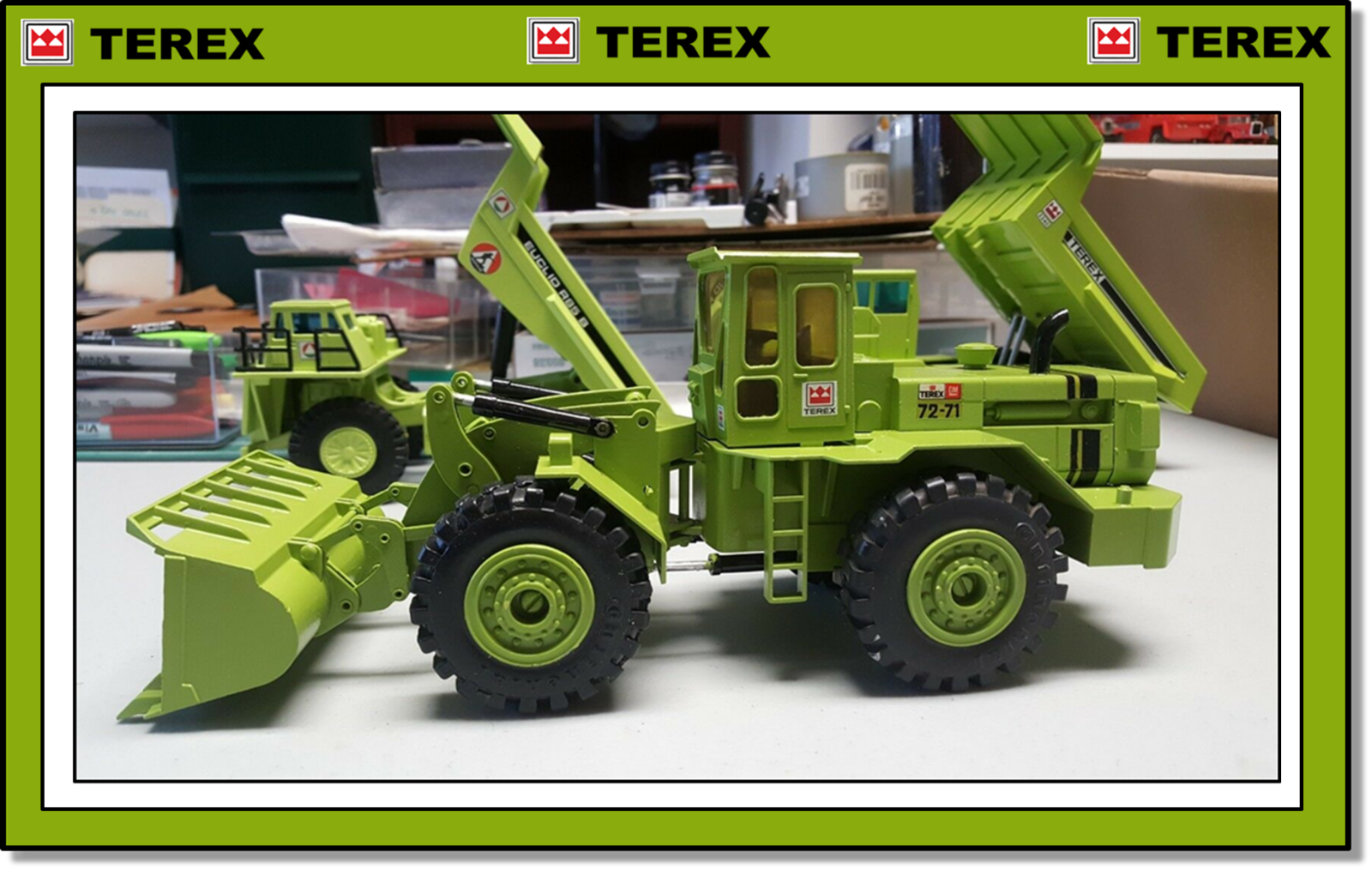 1/40 Gescha TEREX GM 72-71 Loader custom paint w adds!! $$$ FREE ...