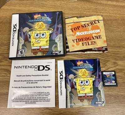 SPONGEBOB'S ATLANTIS SQUAREPANTIS NINTENDO DS VIDEO GAME COMPLETE IN ...