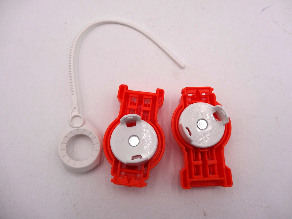 Beyblade Tomy Hasbro Left Right Orange Launcher Spinner With Black ...