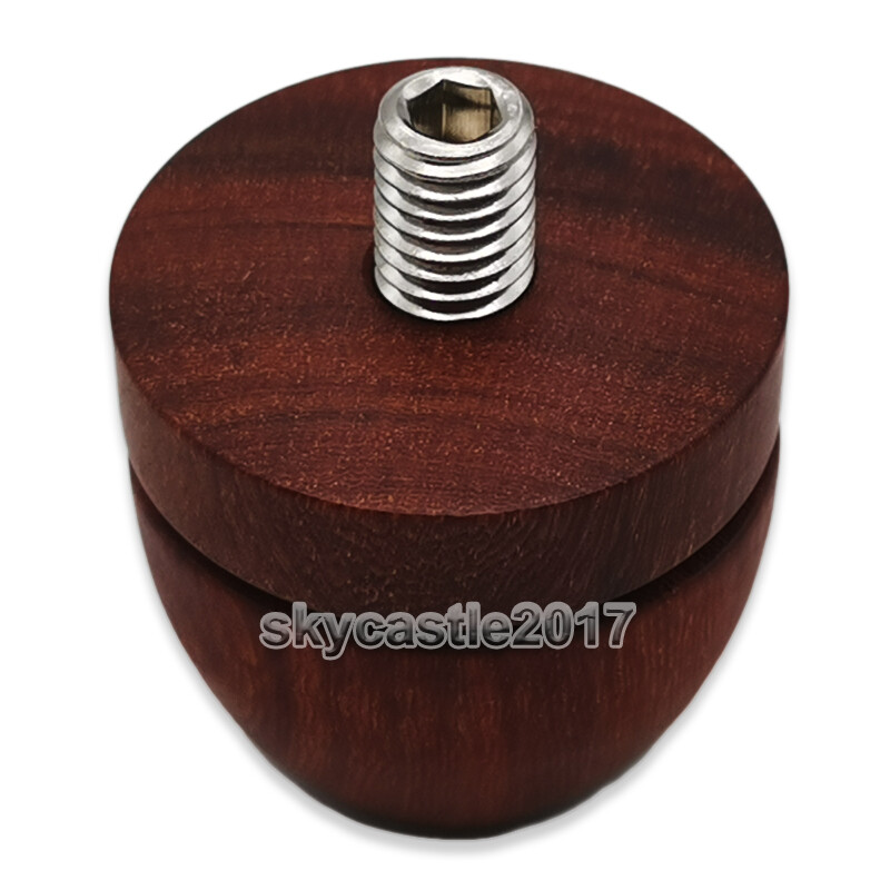 4x Sandalwood Speaker Spike Stand Foot Isolation Feet Adjustable ...