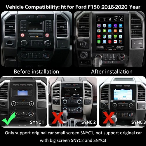 4G+64GB 12.1'' For Ford F150 2016-2020 Android Car Stereo Radio GPS ...