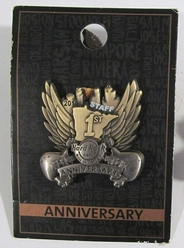 Staff Pin Hard Rock Cafe Mall of America 2015 1St Anniversary ...