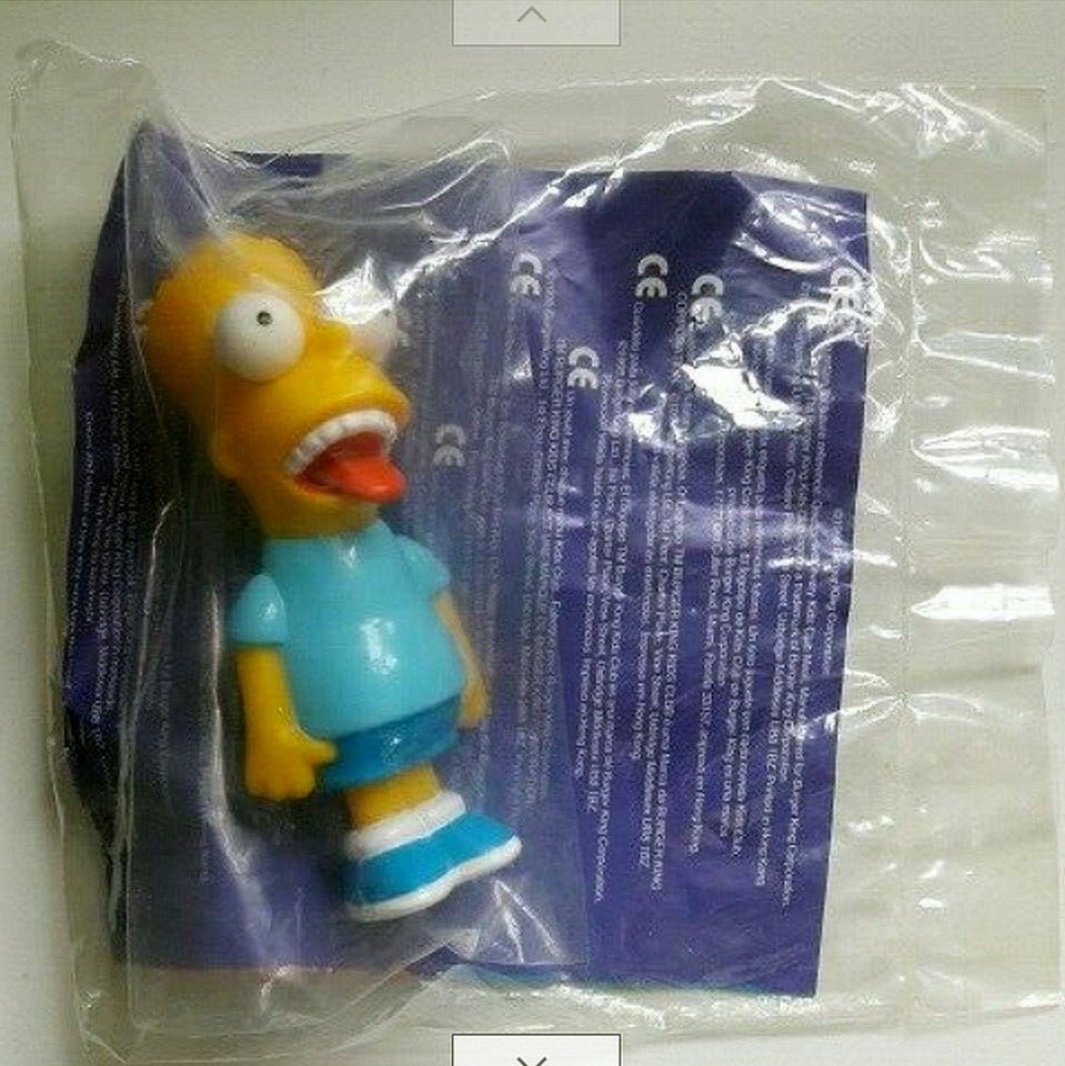 1998 Burger King UK Simpsons Bart Simpson 4" Figure - Pop-out Eyes/Tongue NEW | eBay