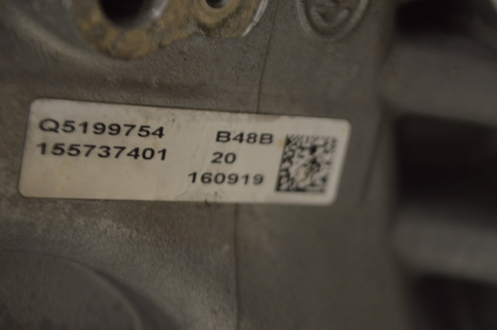 BMW 3 G20 318i 2020 RHD Petrol 2.0 Engine Motor B48B20 115kW 15375323 ...