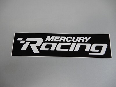 MERCURY RACING WINDOW DECAL 8" DECALS bass fishing truck OUTBOARD | eBay