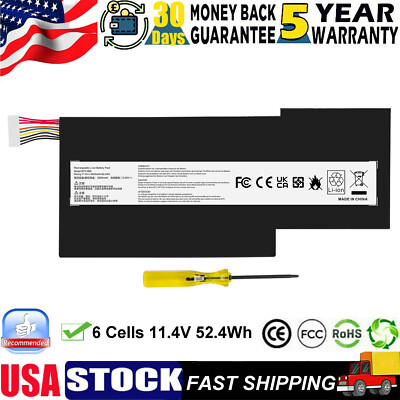 BTY-M6K Battery For MSI GS63VR 7RG Stealth Pro GF63 GF75 Thin MS-17F1 ...